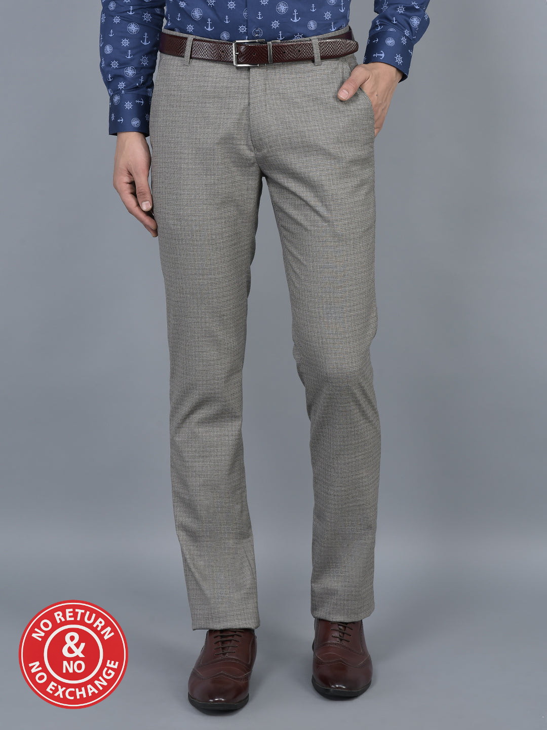 Upgrade Your Style with our Cobb Grey Ultra Fit Formal Trouser ...