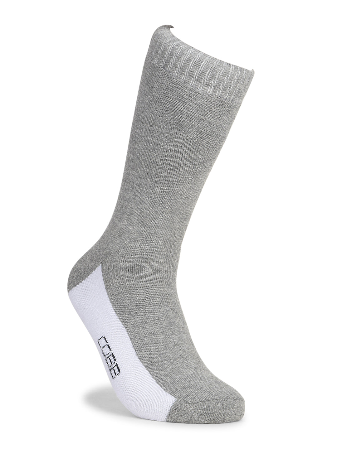 COBB GREY WHITE COLOUR-BLOCK FULL-LENGTH SOCKS – Cobbitalyofficial